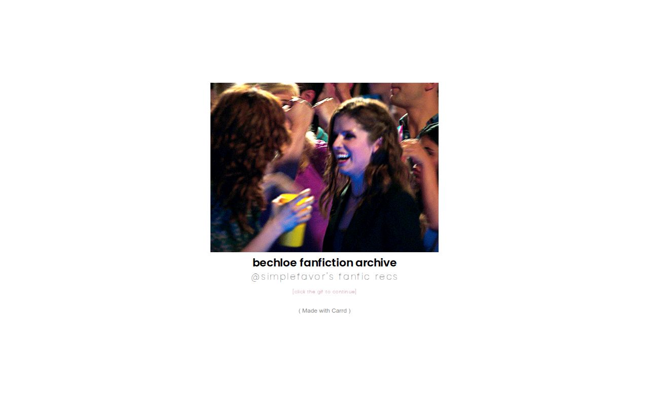 bechloe fanfic archive